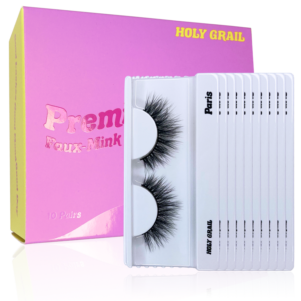 Paris Lashes 10 Pack Box - Premium – Holy Grail Cosmetics